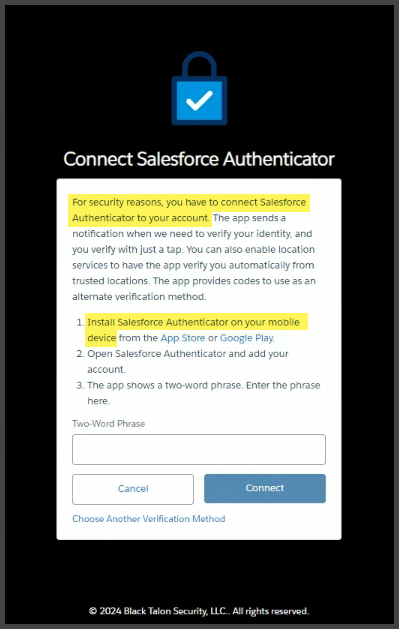EAGLEi Multi-Factor Authentication FAQs | Black Talon Security